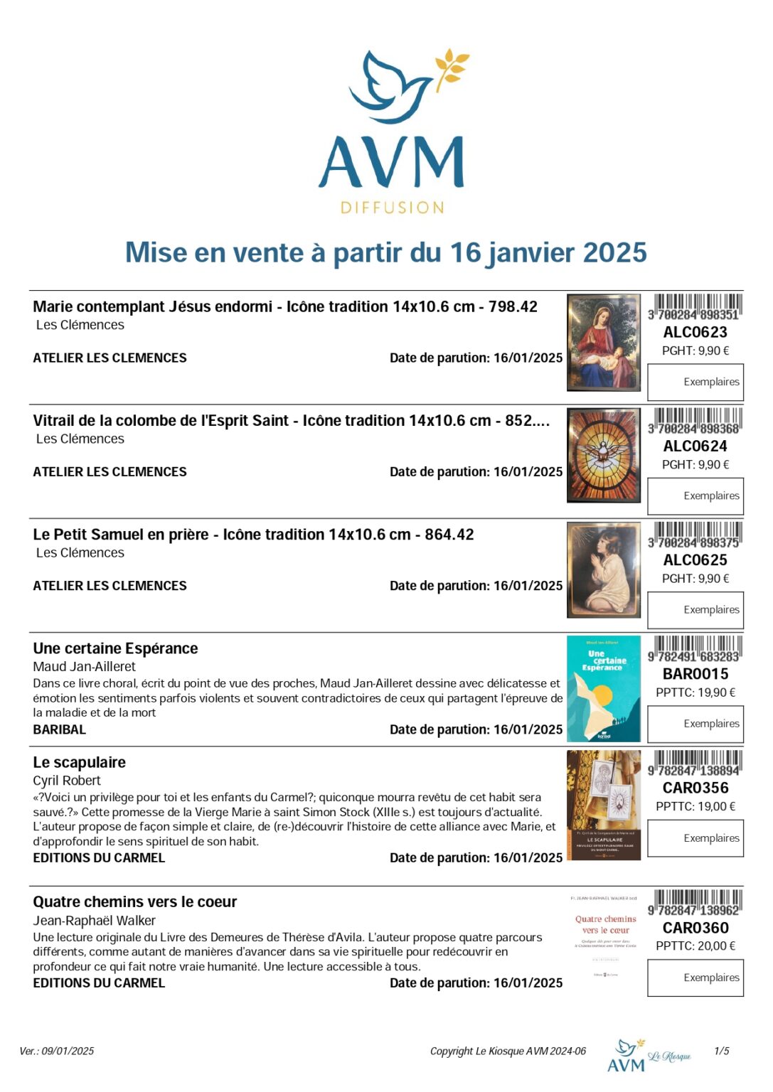 Catalogues AVM Diffusion - AVM Diffusion